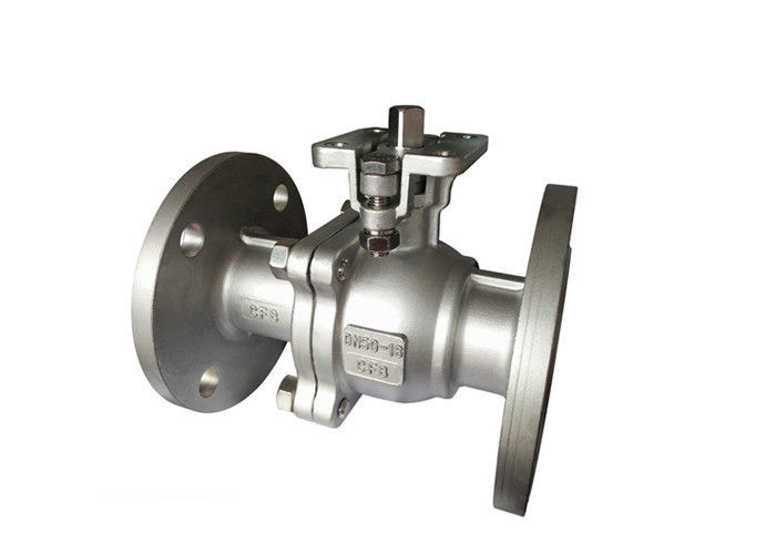 DN200 Flange Type Ball Valve , Floating ISO 5211 Ball Valve
